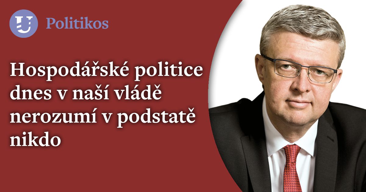 Karel Havlíček /ANO/ 2. díl: Hospodářské politice dnes v naší vládě ...